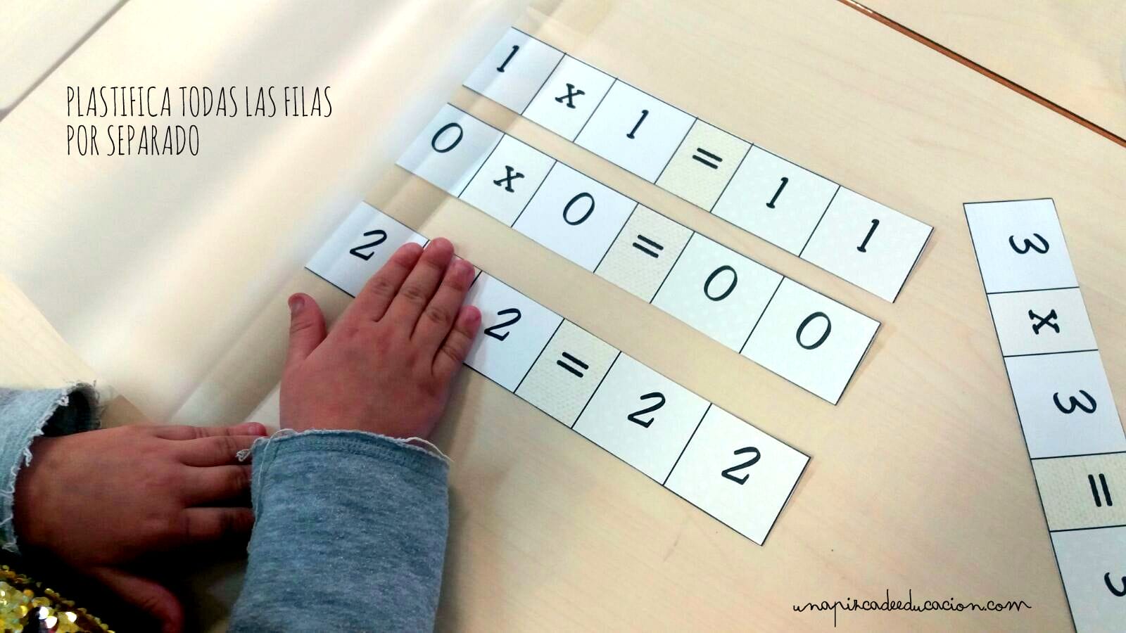 Juego de las multiplicaciones - Una Pizca de Educación | Familia ...