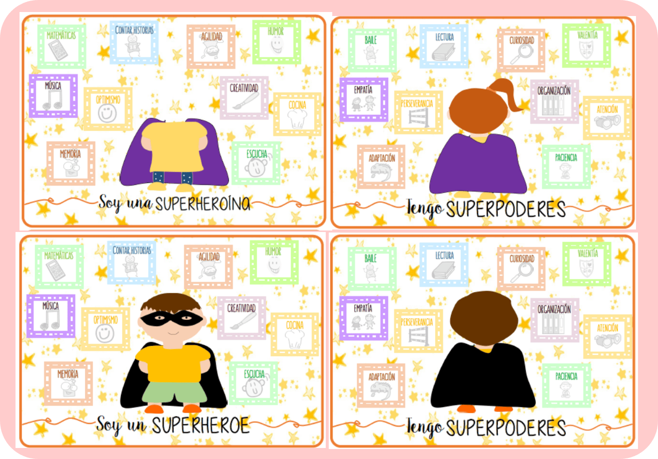 KIT Animación lectora "Superpoderes" - Una Pizca de Educación | Familia ...