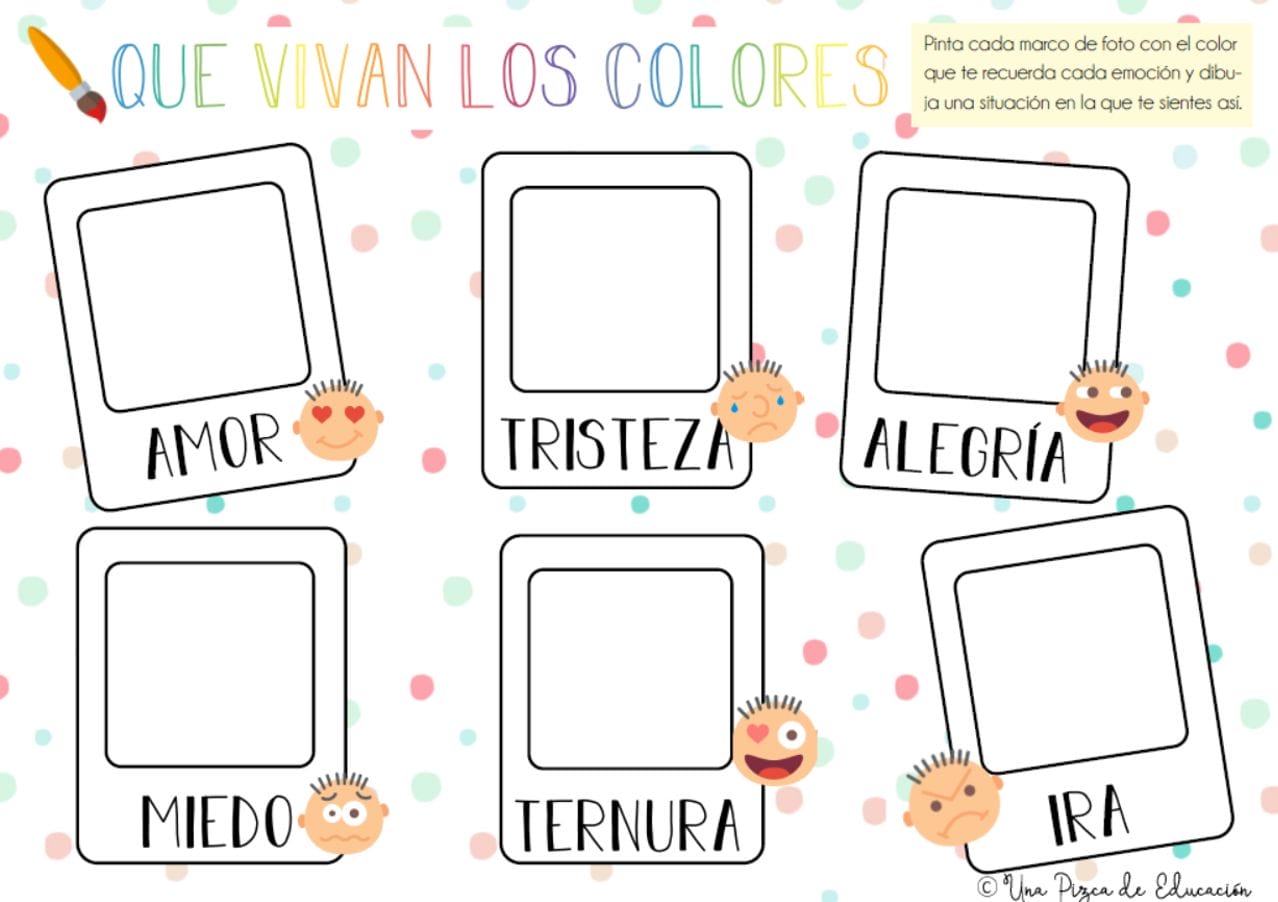 COLORES Y EMOCIONES - Una Pizca de Educación | Familia · Maestros · Niños