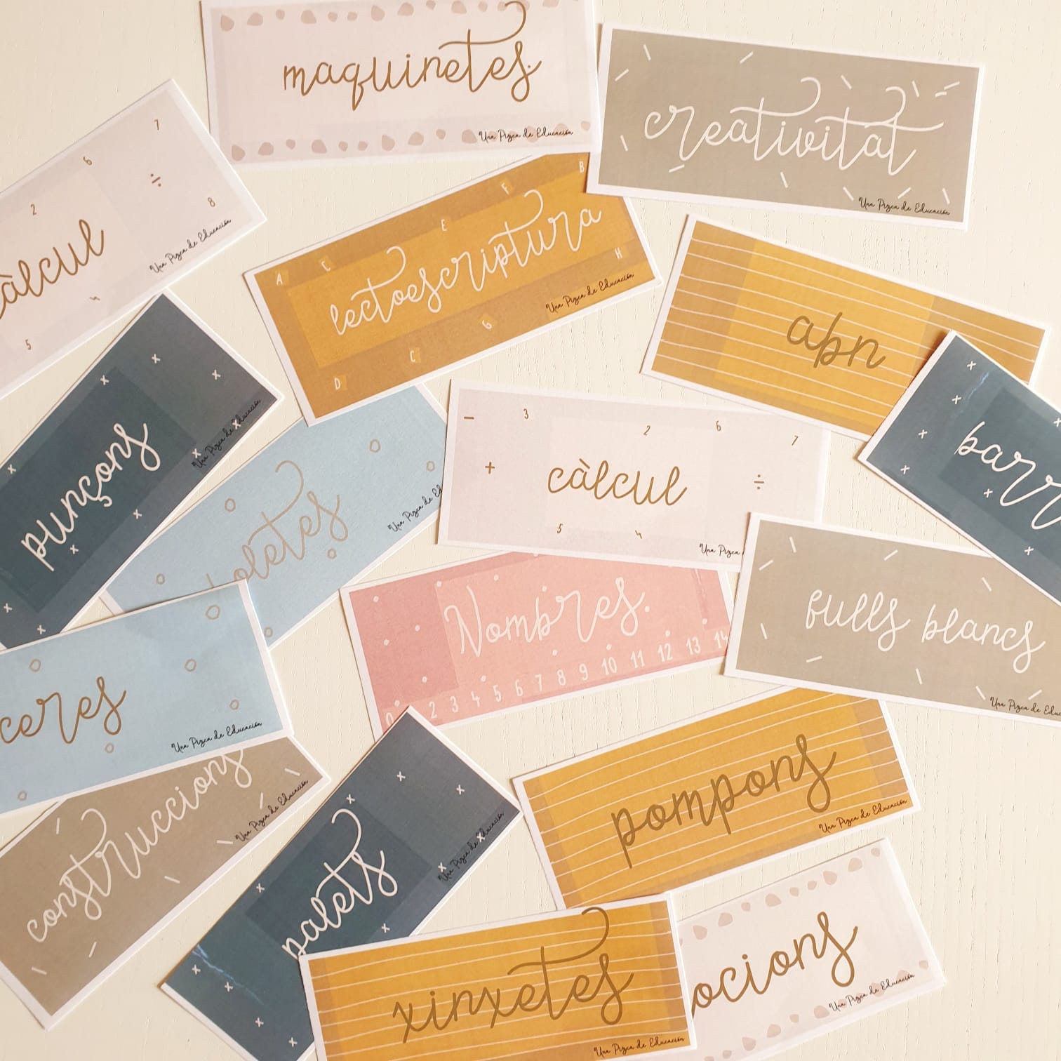 Carteles abecedario, números y más - Una Pizca de Educación | Familia ...