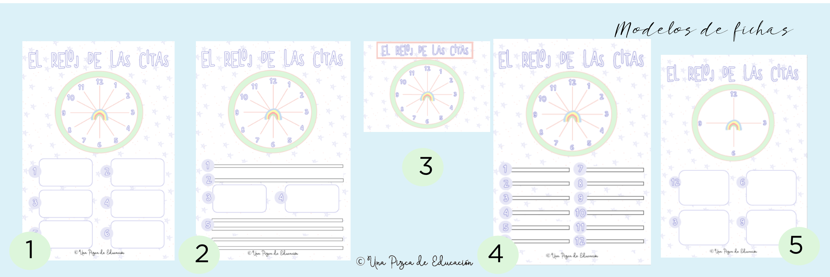 EL RELOJ DE LAS CITAS - Una Pizca de Educación | Familia · Maestros · Niños